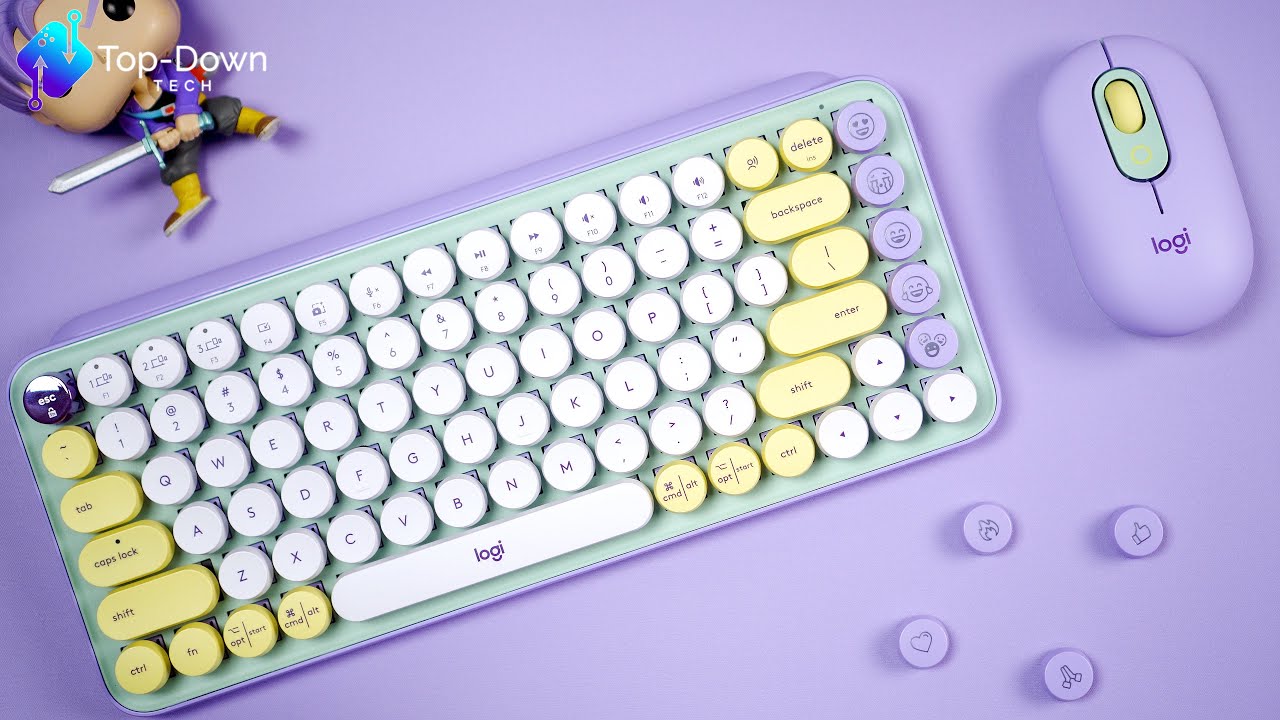 LOGITECH POPKEYS AND POP MOUSE: ARE THESE WORTH IT? (QUICK UNBOXING AND ...