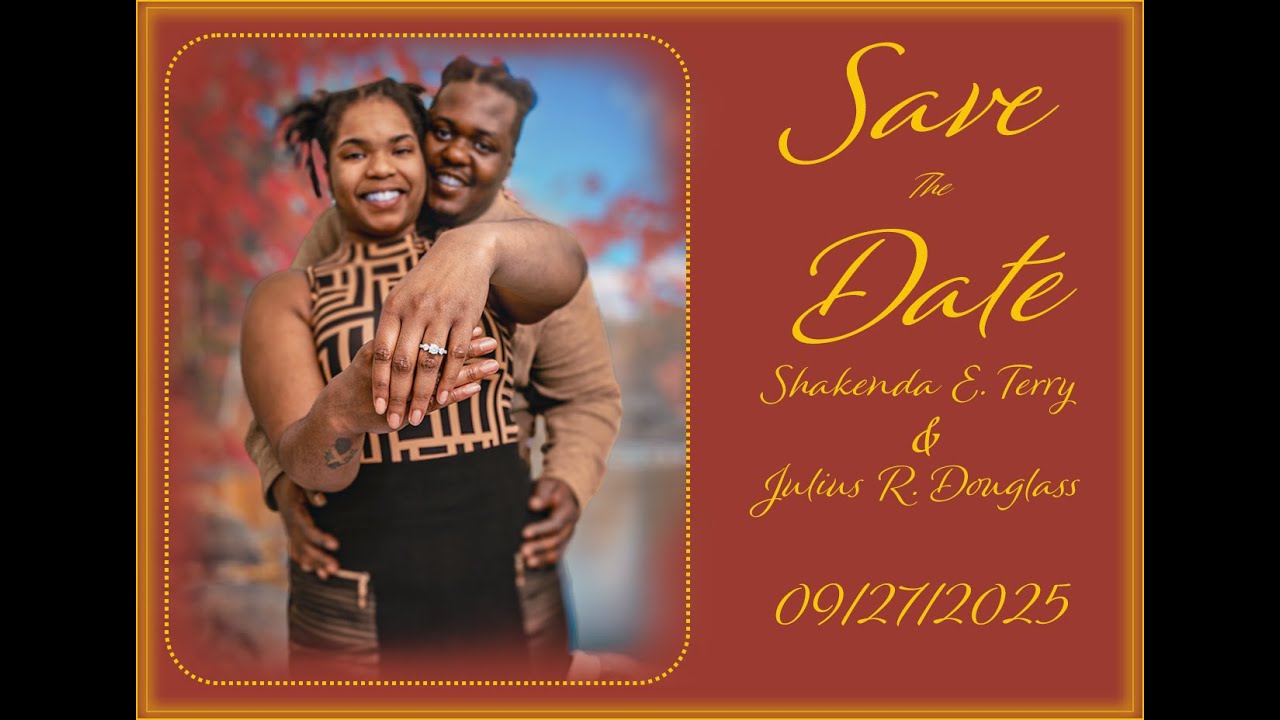 Shakenda Terry & Julius Richard Douglass Wedding Sept 27, 2025 2:00PM ...