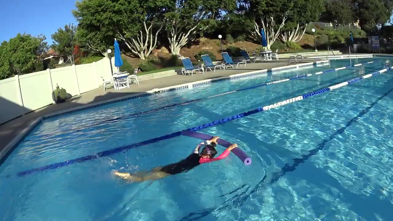 Teaching Kids Front Kick in Swim Lessons: Step 4 - YouTube