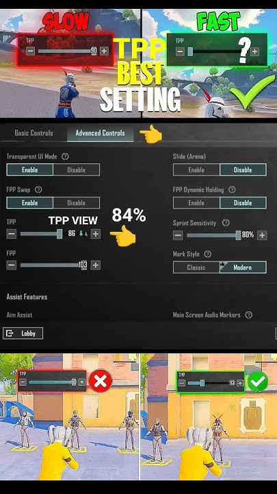 BEST TPP VIEW IN BGMI | BEST TPP AIM SENSITIVITY BGMI | BEST TPP VIEW #bgmi #shorts #pubg #viral ...