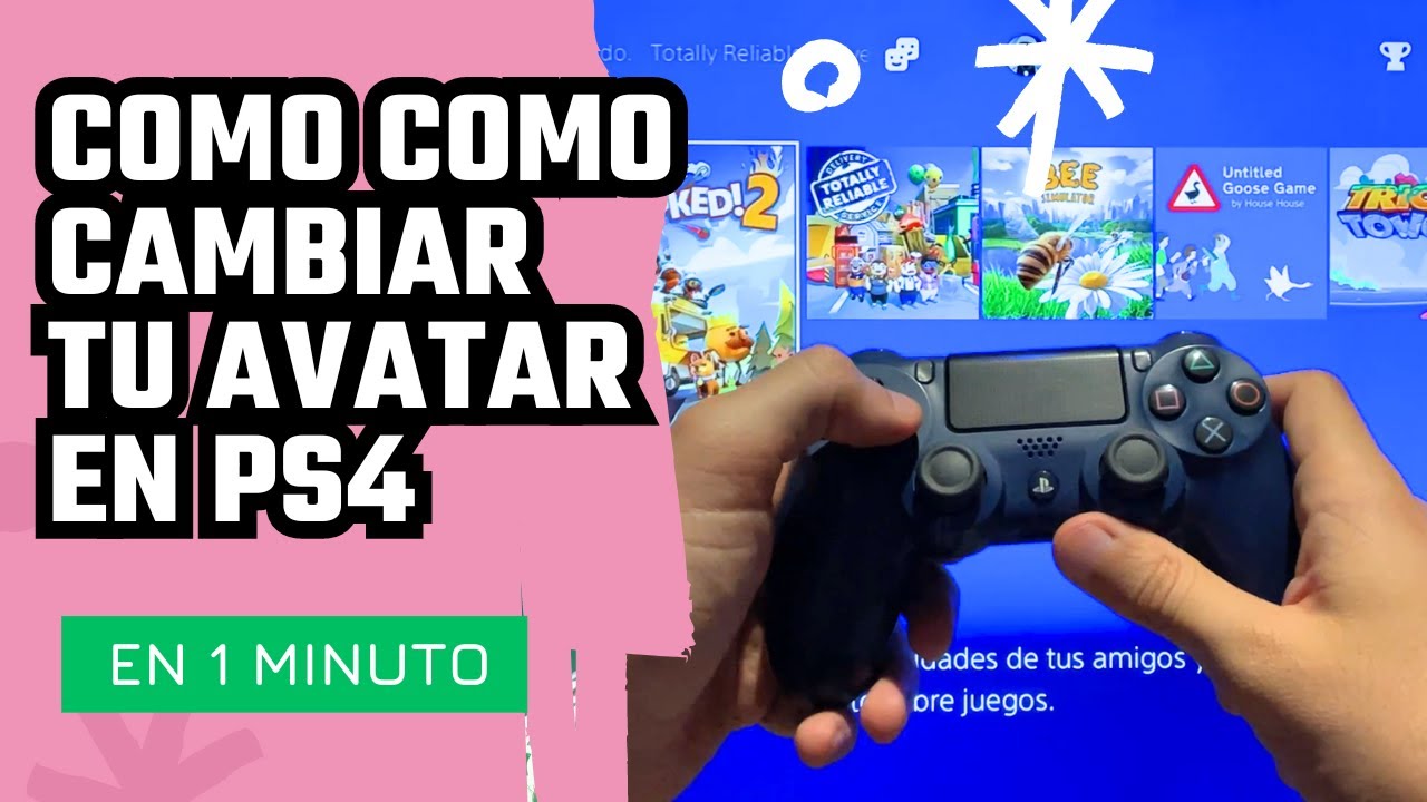 COMO CAMBIAR TU AVATAR EN PS4 🟢 - YouTube