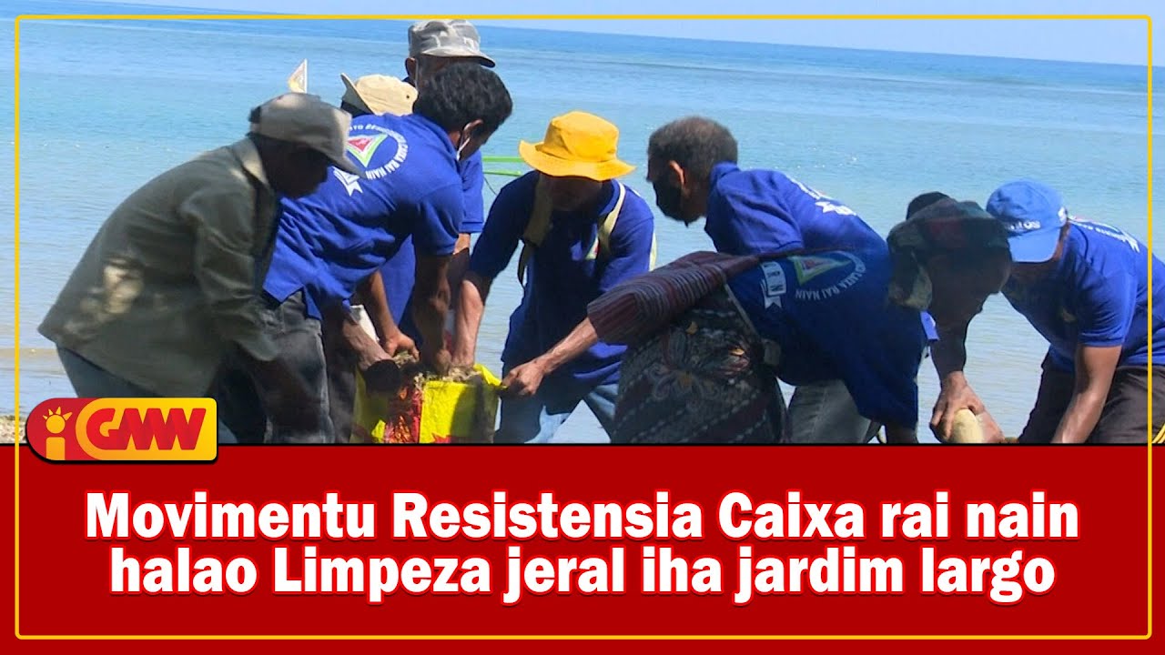 Movimentu Resistensia Caixa rai nain halao Limpeza jeral iha jardim ...
