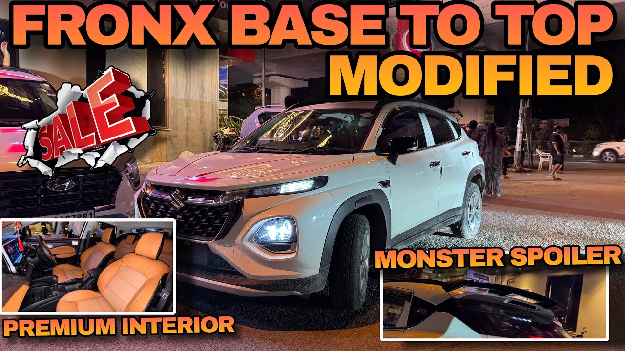 FRONX SIGMA TO TOP MODIFIED PREMIUM INTERIOR🔥 MONSTER SPOILER🔥 - YouTube