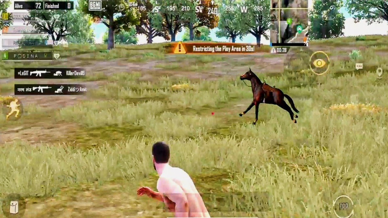 Pubg Race 🥶Vector vs Horse Race in Pubg mobile who will win - YouTube