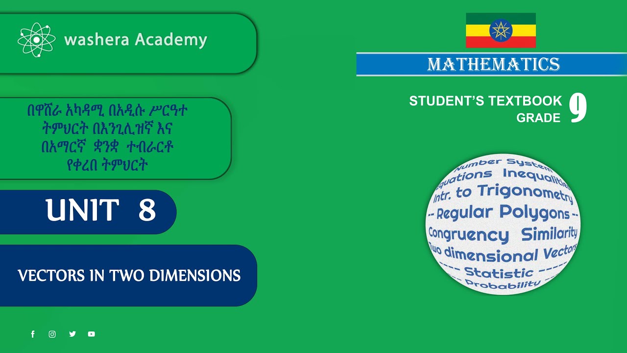 MATHEMATICS GRADE 9 UNIT 8 LESSON 2 REPRESENTATION OF VECTORS - YouTube