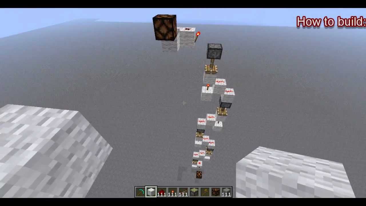 Minecraft Redstone "Instant" Downwards Wiring - YouTube