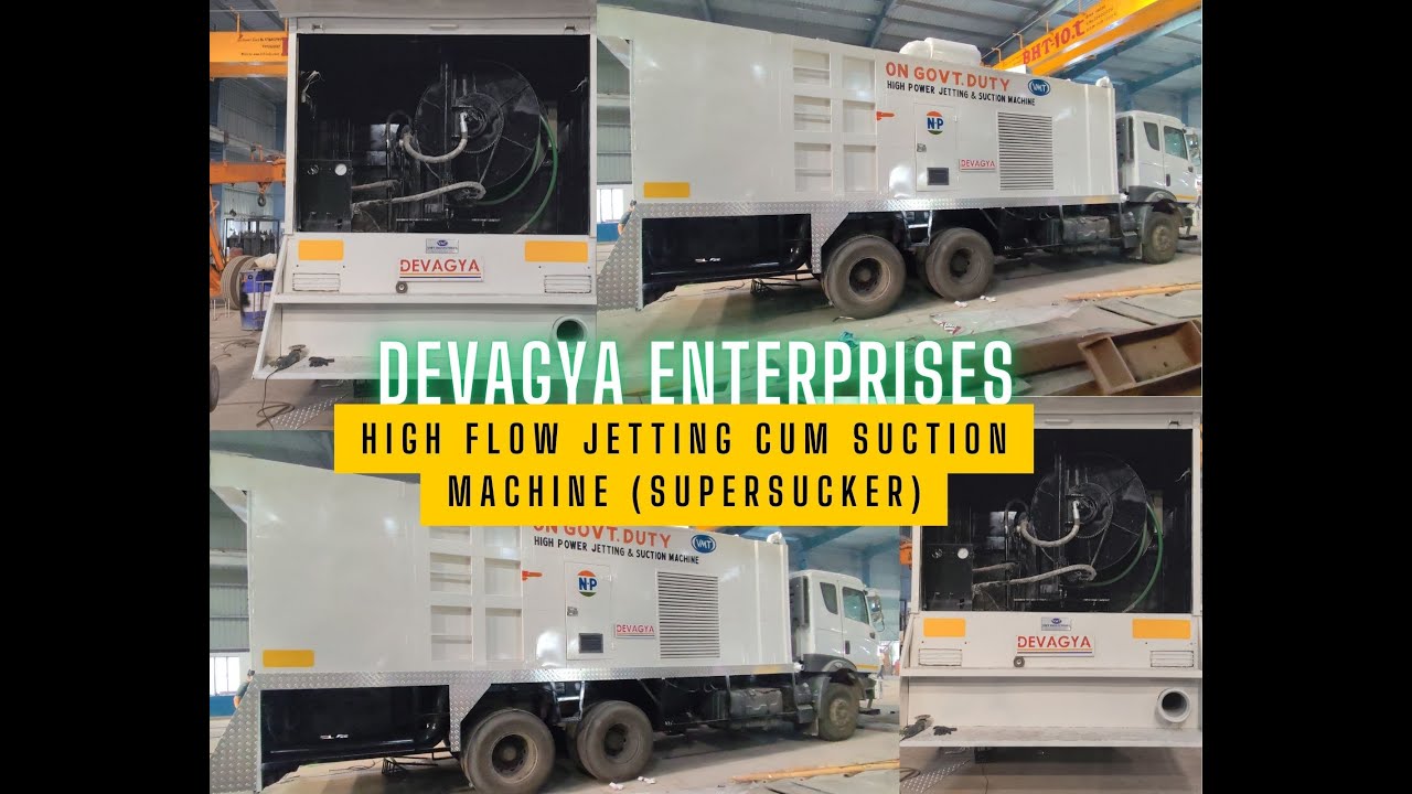 HIGH FLOW JETTING CUM SUCTION MACHINE || SUPERSUCKER || Contact ...