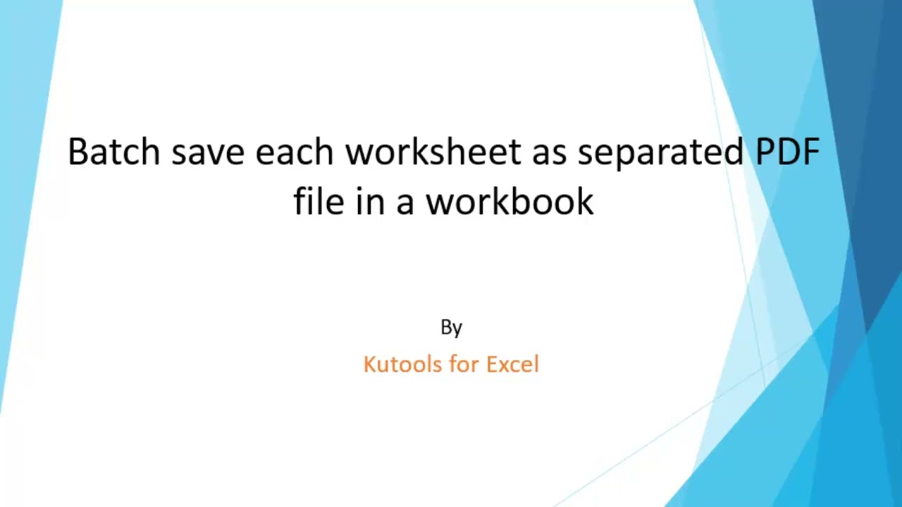 How To Save Selection Or Entire Workbook As PDF In Excel YouTube How To Save Selection Or Entire Workbook As PDF In Excel YouTube