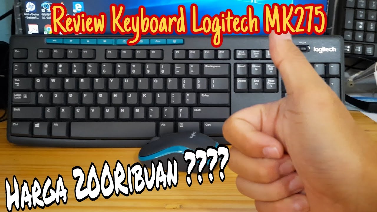 Review Keyboard Logitech MK275 , Rasanya nyaman untuk para penulis dan ...