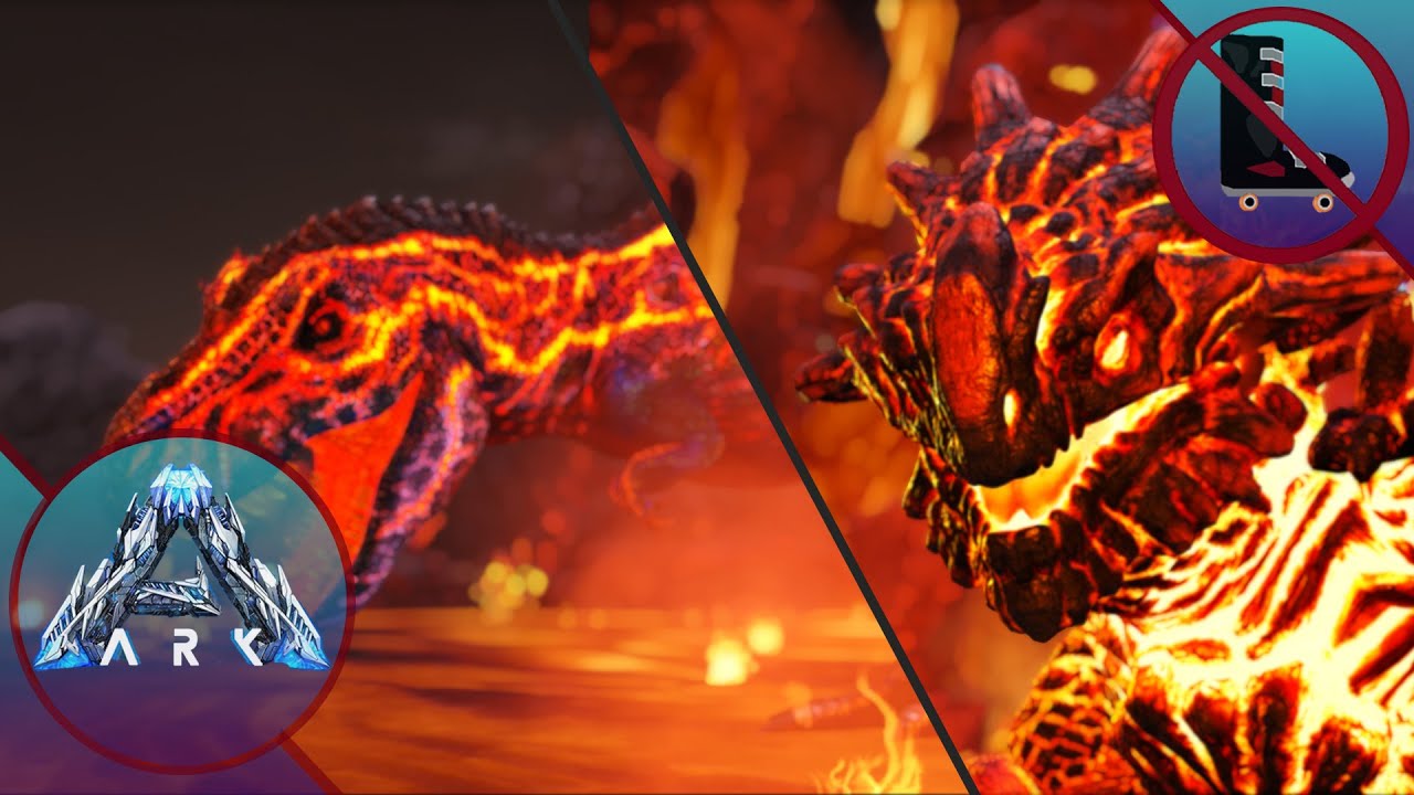 A Heated Hunt! Hot Headed Brute Magmasaur And Sharp Toothed Brute X-Rex ...