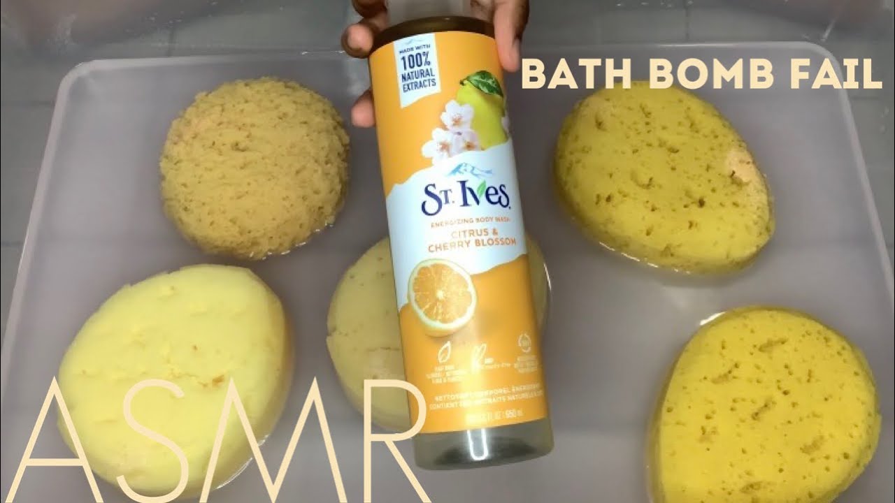 ASMR | Bath Bomb, Bath Sponges & Body Wash 🛁 - YouTube