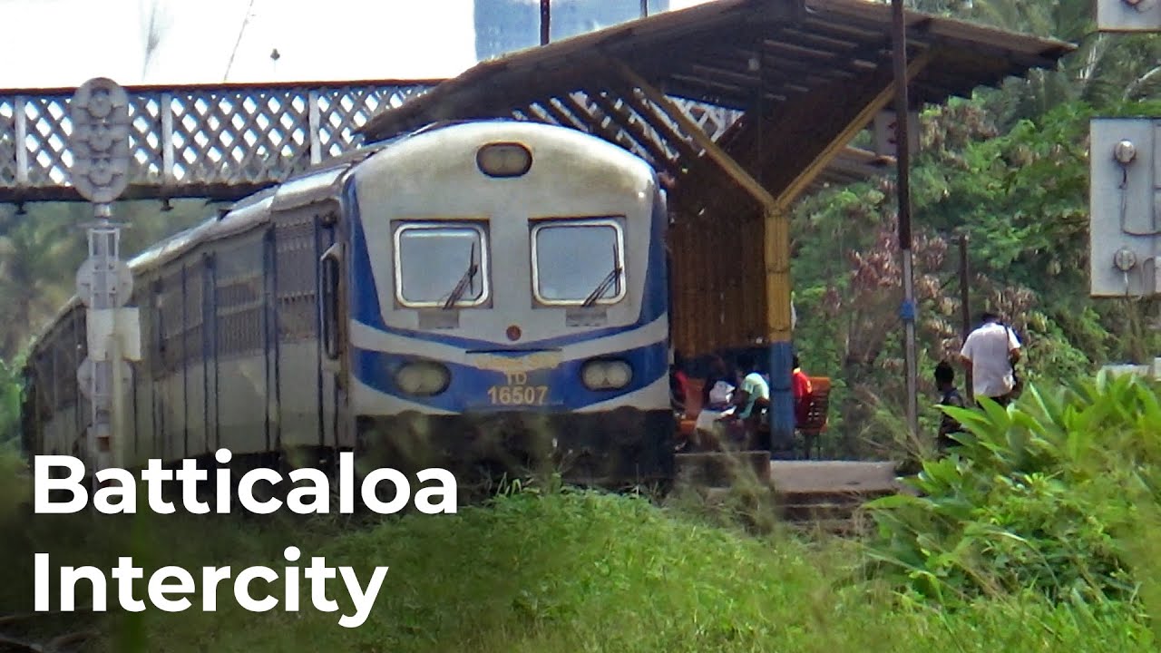Batticaloa Intercity Evening Train Skipping Kelaniya Railway Station in ...