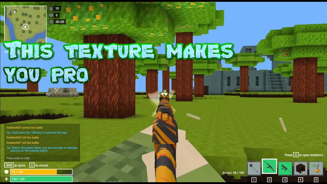 voxiom io This texture makes you pro - YouTube