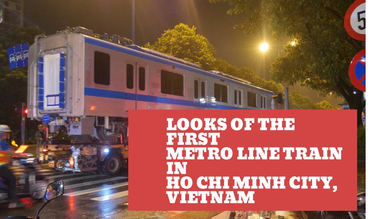 First Metro Line Train looks Ho Chi Minh City Vietnam - YouTube