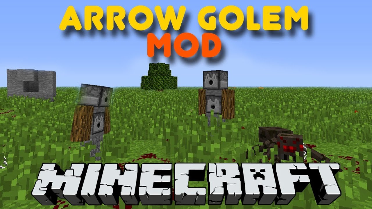 Minecraft Arrow Golem Mod 1.4.2 | Redstone Farm - YouTube