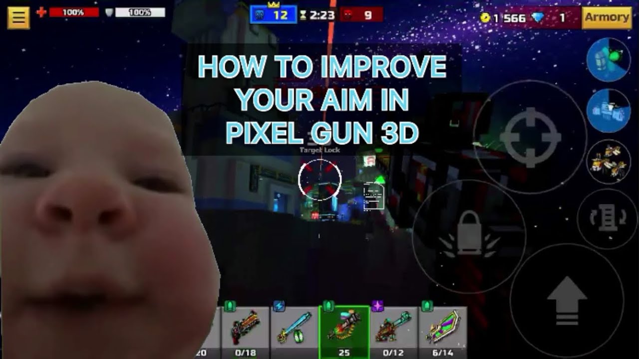 How to improve your Aim in Pixel Gun 3D!! - YouTube