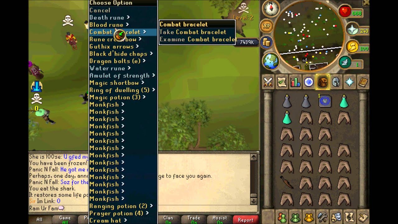 [Runescape] Ram ur Fam Pk/Rushing Video 1 - YouTube