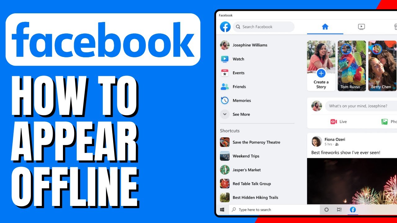 How to Appear Offline on Facebook - YouTube