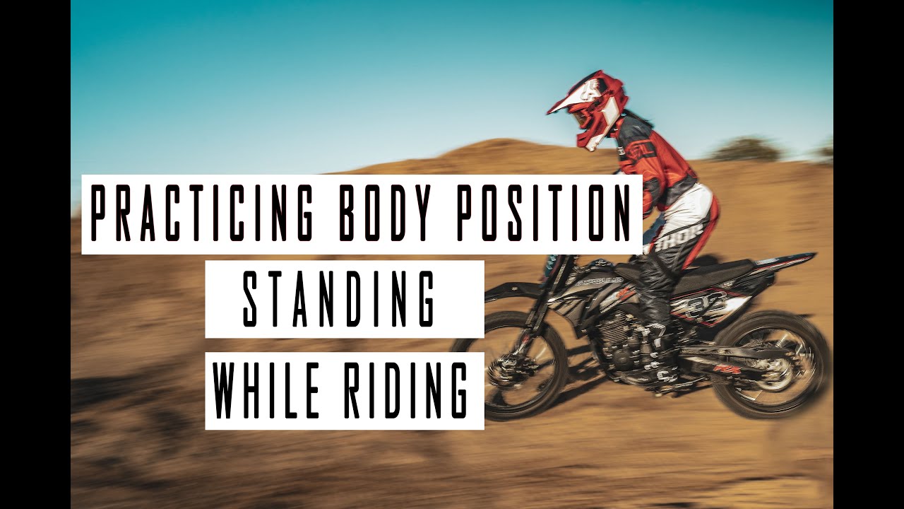 Practicing Body Position | Standing While Riding | Dirt Bike | Apollo ...