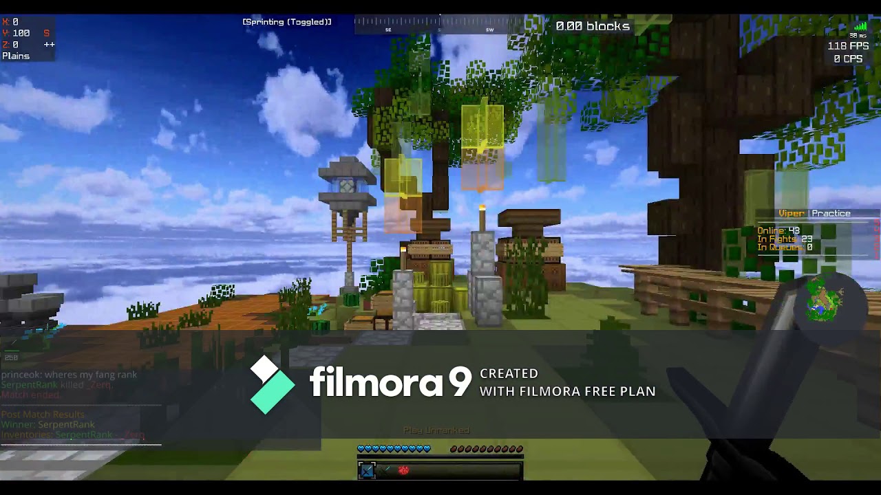 ViperMC Practice Montage | Crazy Fights | I killed OffSale and he called me out for hacks! - YouTube