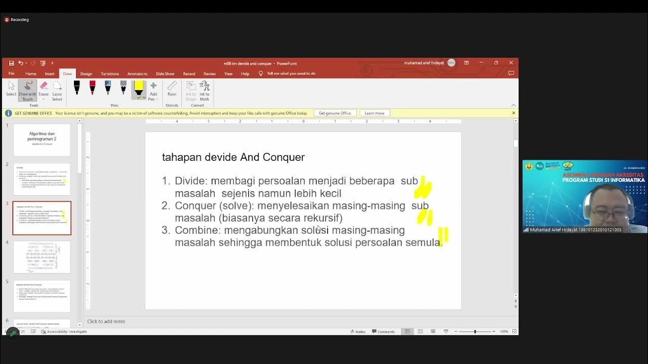ALGO 2 - Devide and Conquer - YouTube
