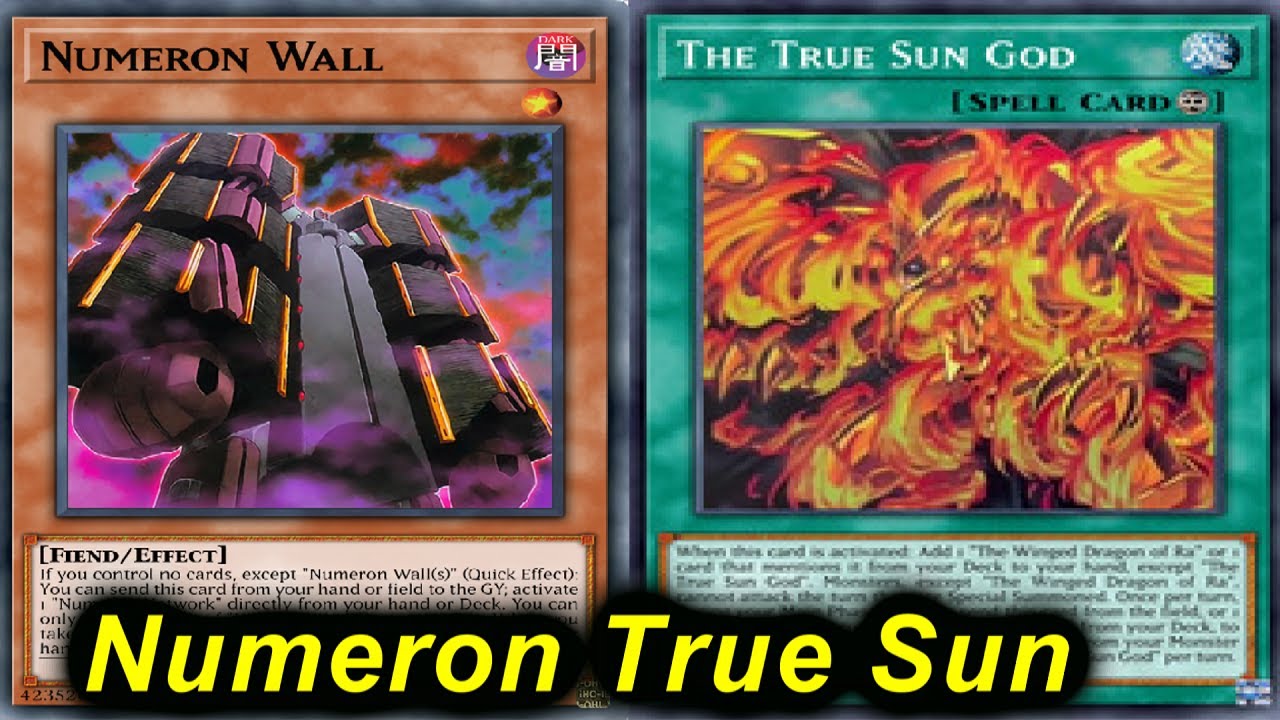 【YGOPRO】NUMERON TRUE SUN GOD DECK 2022 - YouTube