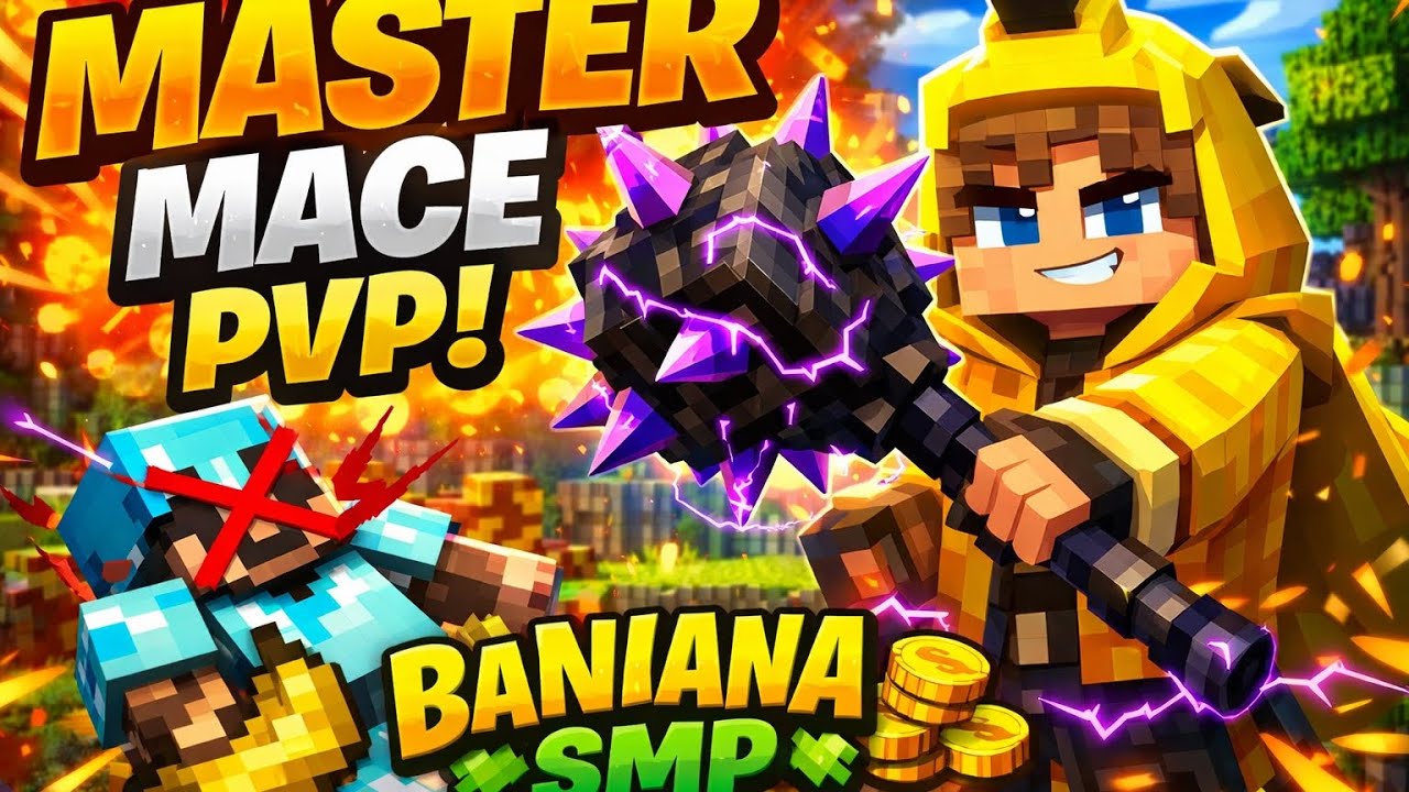how i master mace pvp in banana smp - YouTube