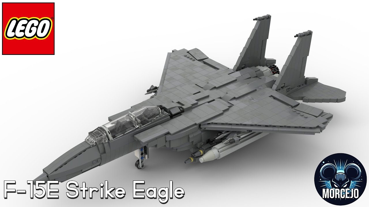 LEGO F-15E Strike Eagle #lego #planes #legomoc - YouTube