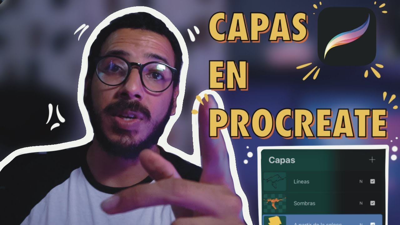 Como usar las CAPAS en procreate - YouTube