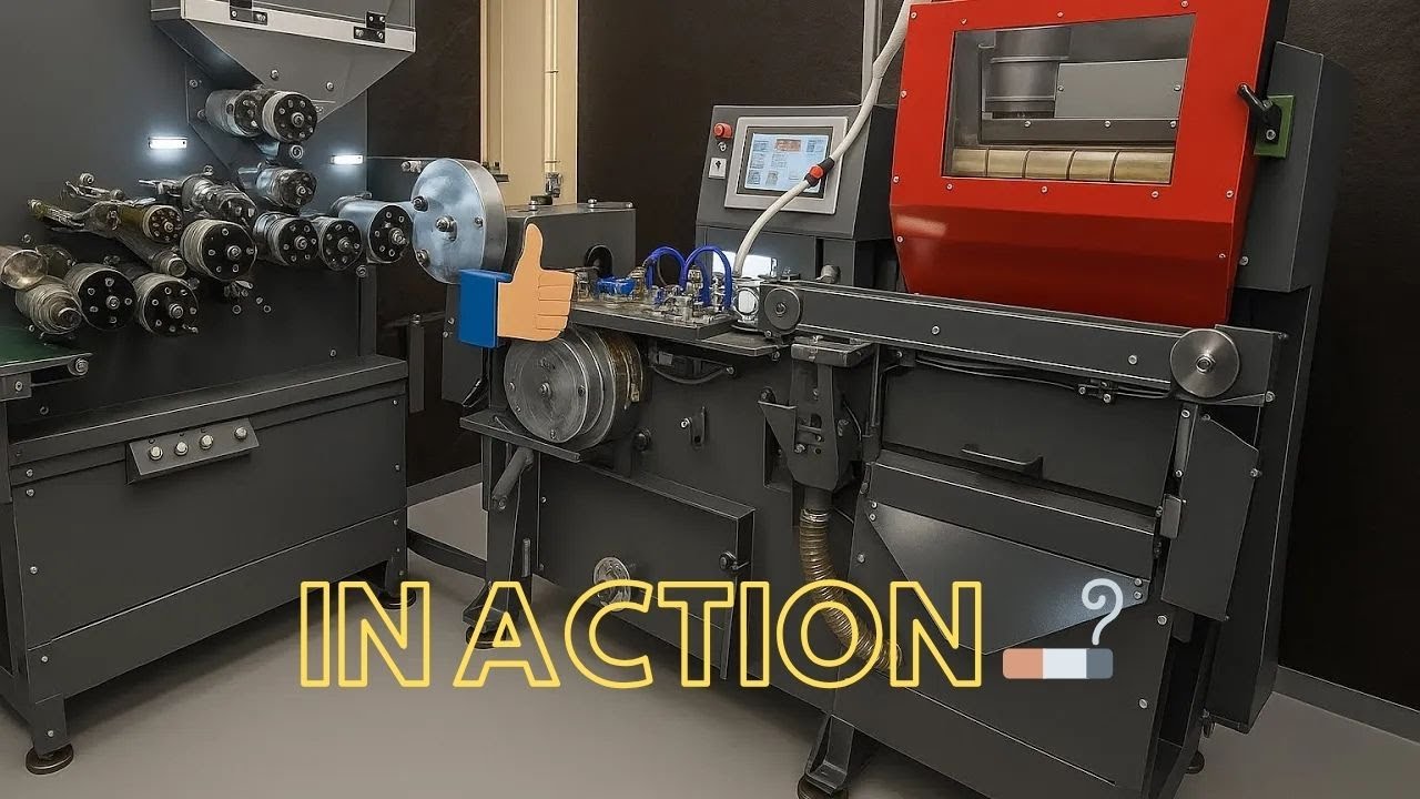 Cigarette Making Machine | High-Speed Tobacco Production Line in Action ...