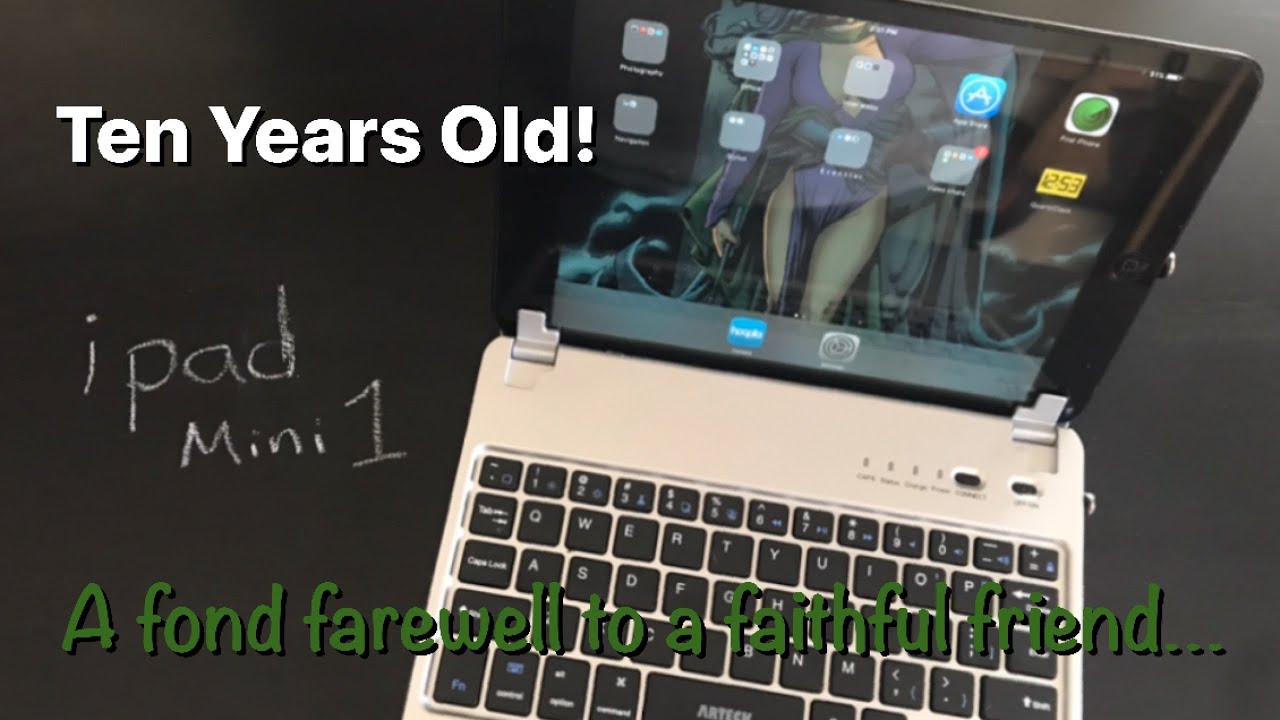 Retrotech - retiring a mint condition ipad mini 1 - YouTube