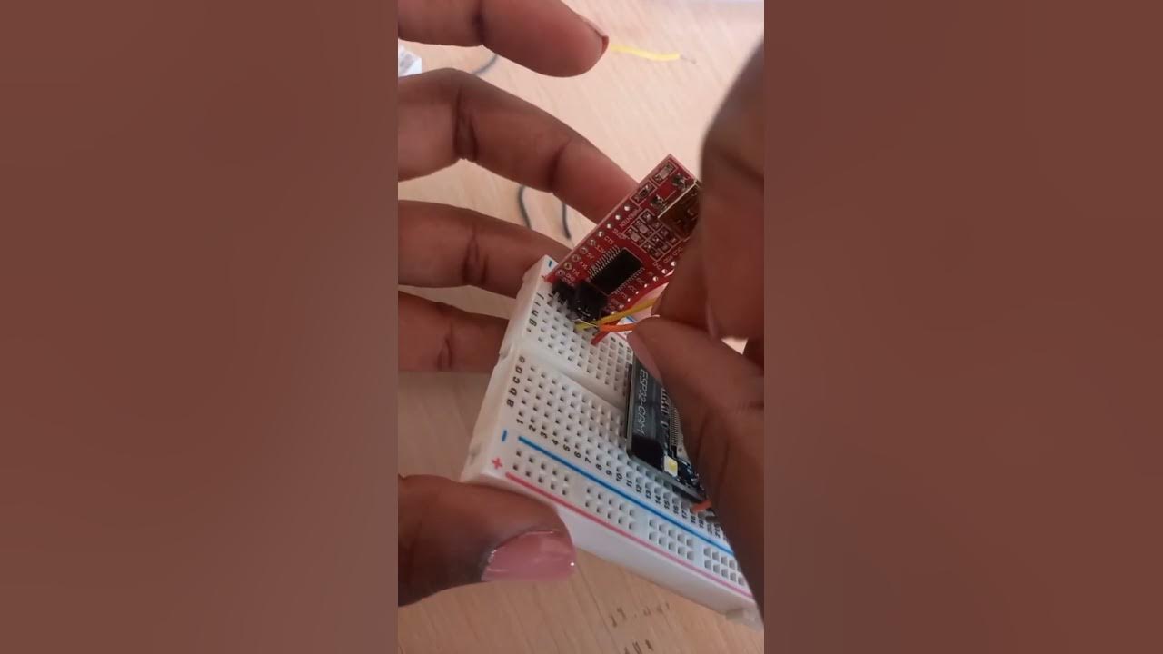 How to connect your ESP32 CAM, FTDI programmer, and DHT22 to your solderless breadboard - YouTube