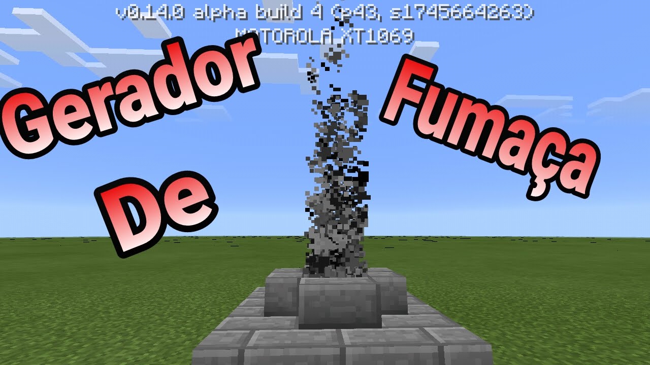 Como fazer um gerador de fumaça no minecraft pe - YouTube