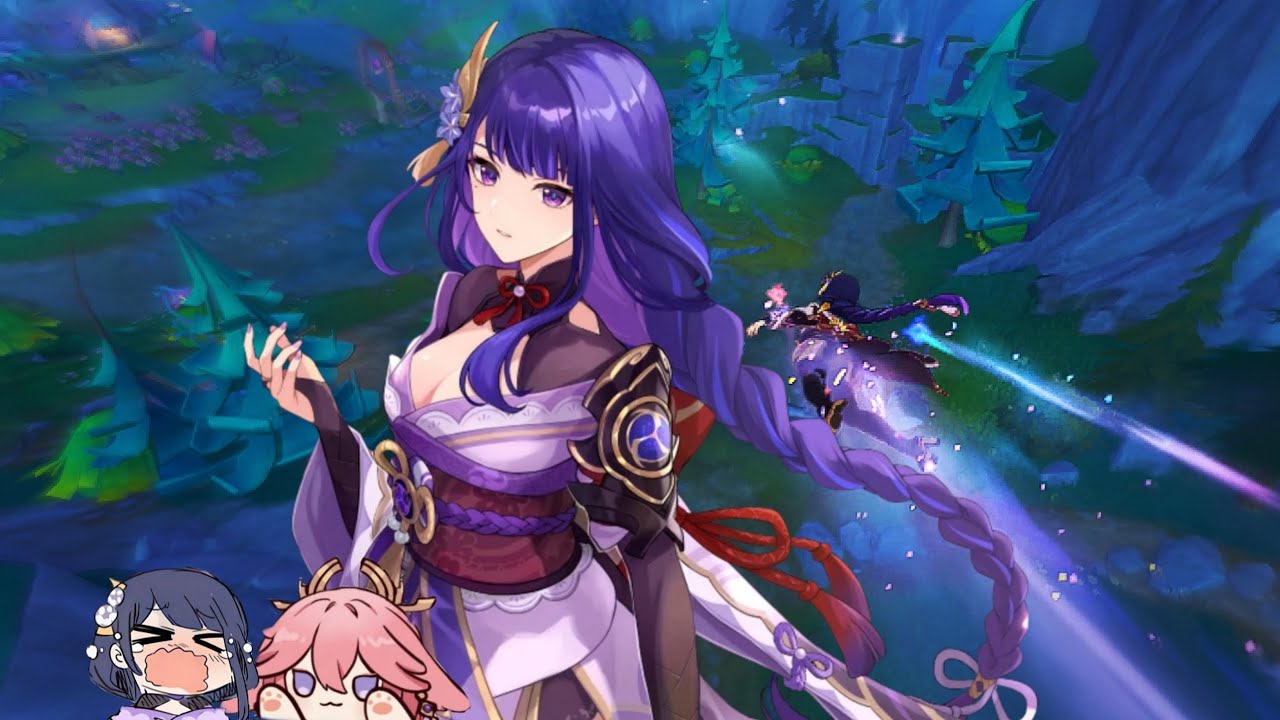 Raiden Shogun: Flying and Relaxing 🤩💘 | Genshin Impact - YouTube