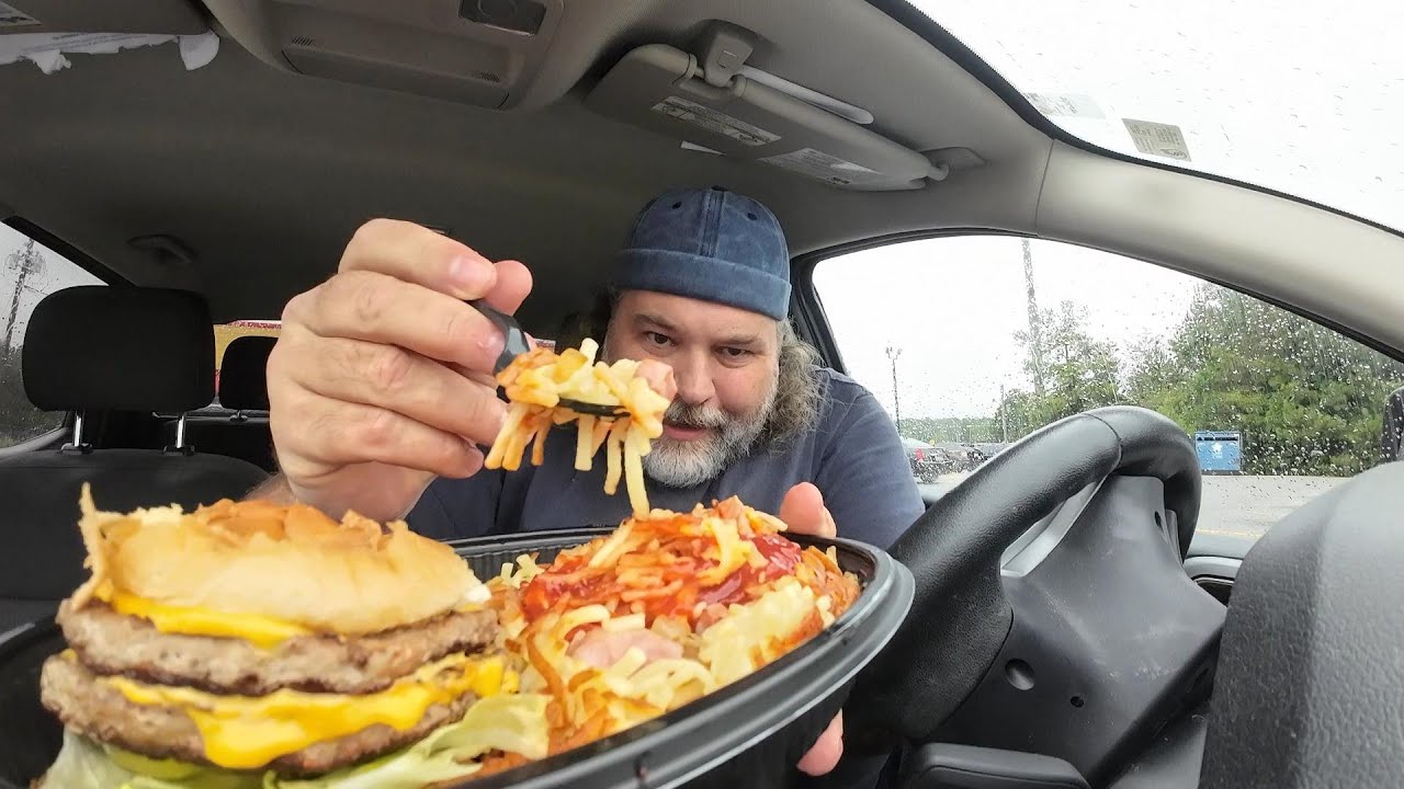Waffle House Double Angus Quarter Pound Cheeseburger review - YouTube