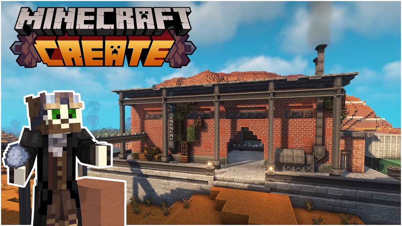 I built a TERRACOTTA FACTORY Minecraft Create Mod! - YouTube