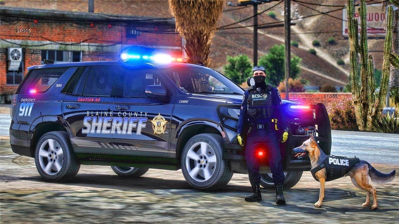 Playing GTA 5 As A POLICE OFFICER Sheriff Monday K9 Patrol| GTA 5 Lspdfr Mod| #lspdfr - YouTube