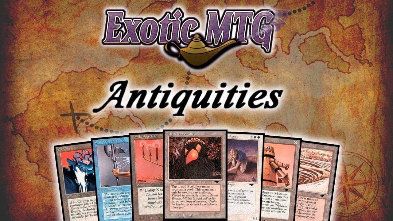 ExoticMTG - Opening 2 MTG Antiquities Booster Packs and a GIVEAWAY ...