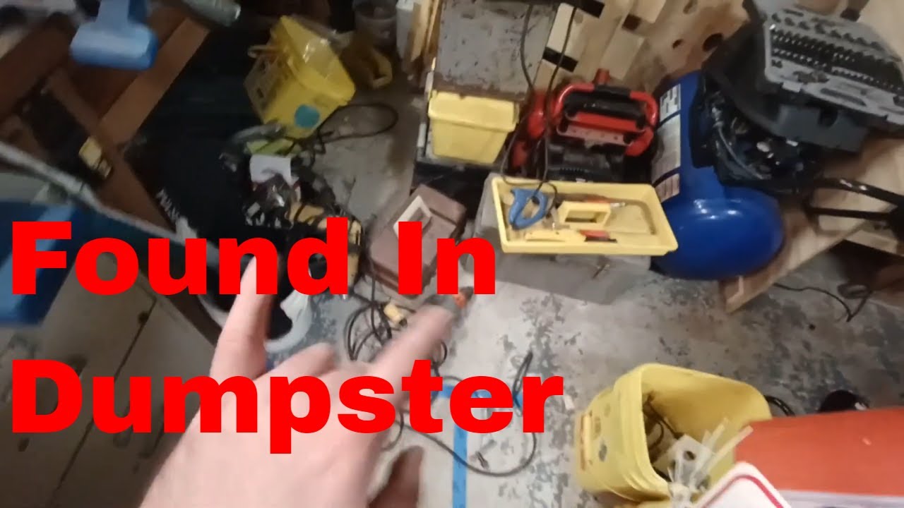 Found Tools and tool Boxes in the dumpster. - YouTube