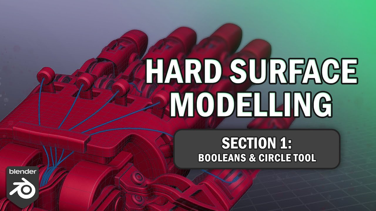 Delving Deep into HARD SURFACE MODELLING | Section 1: Booleans & Circle ...