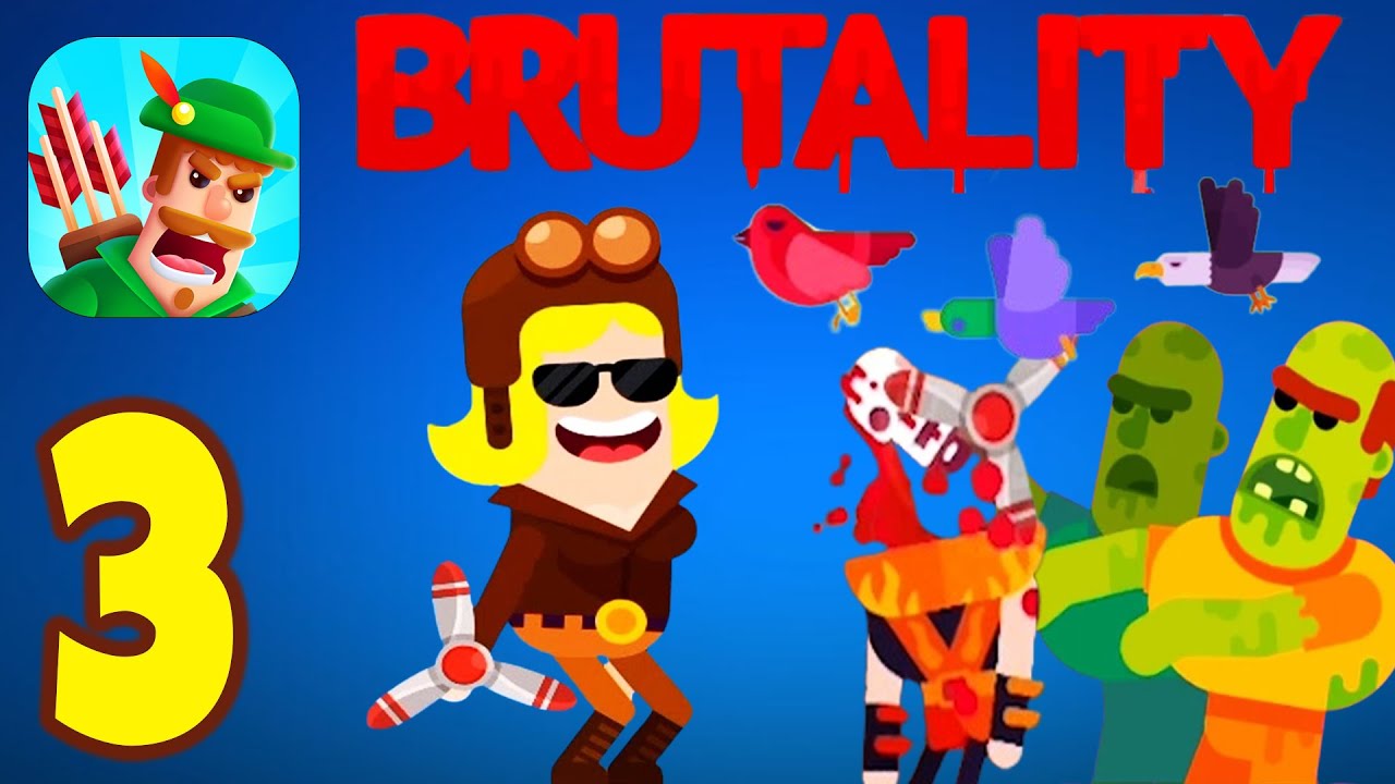 Bowmasters - Raymonde - Fatality & Zombies & Apple & Birds Gameplay ...