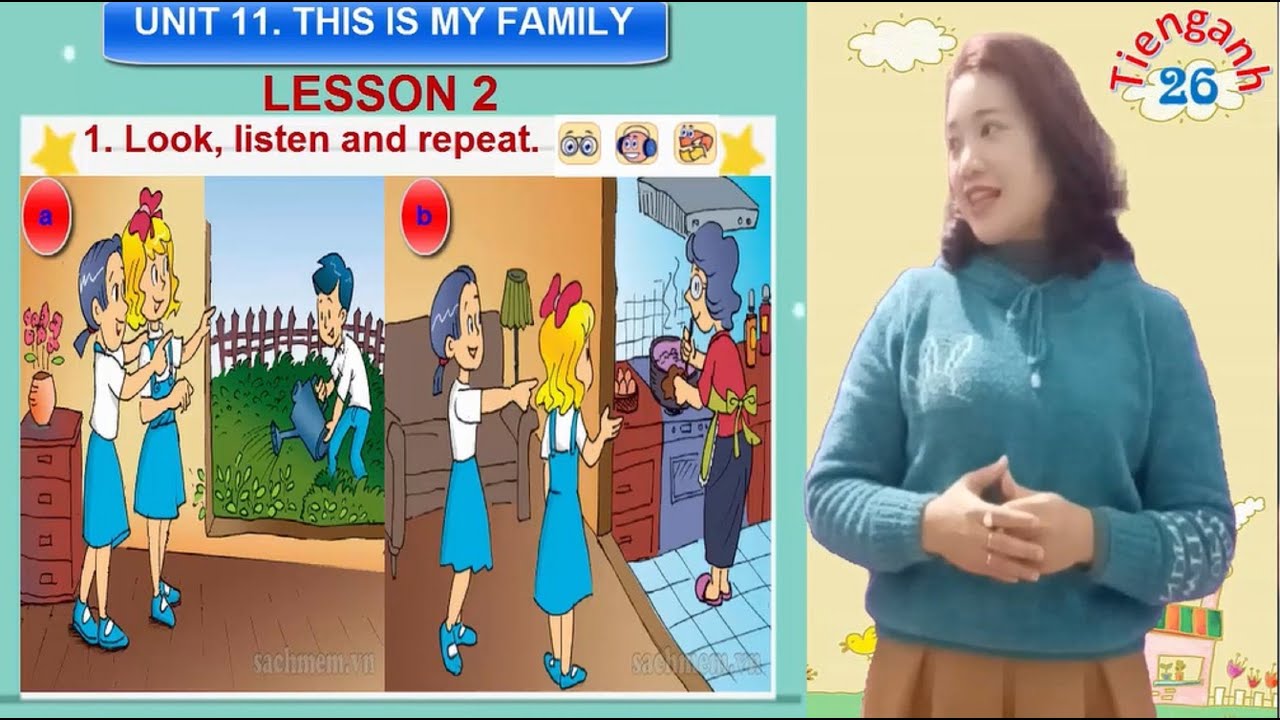 Unit 11. This is my family. Lesson 2 - YouTube