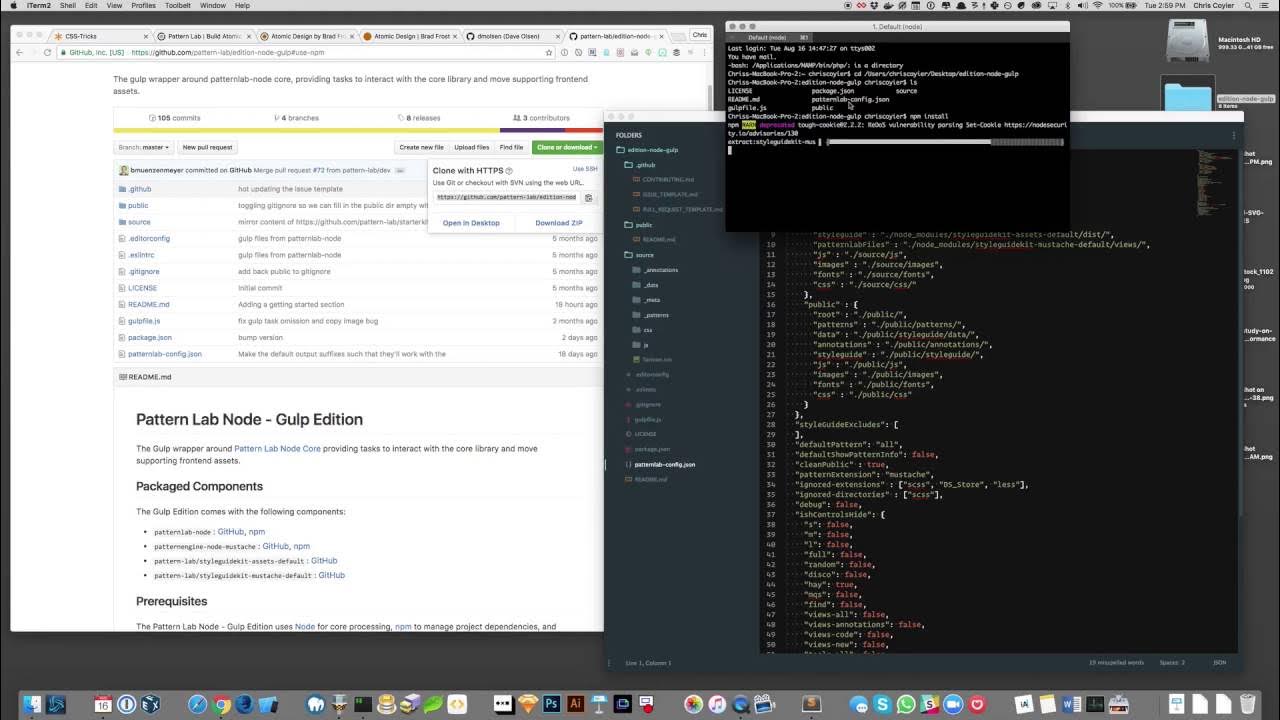 Css Tricks Screencast 149 Pattern Lab Node Youtube