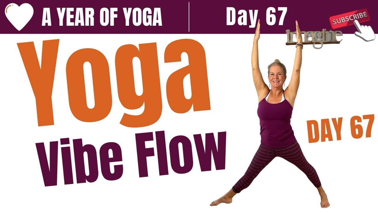 Vibe Flow Yoga | 30 Minute Groovy Vibe Yoga Flow - YouTube