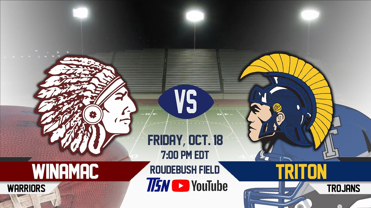 Triton at Winamac - Varsity Football 🏈 10-18-2019 - YouTube