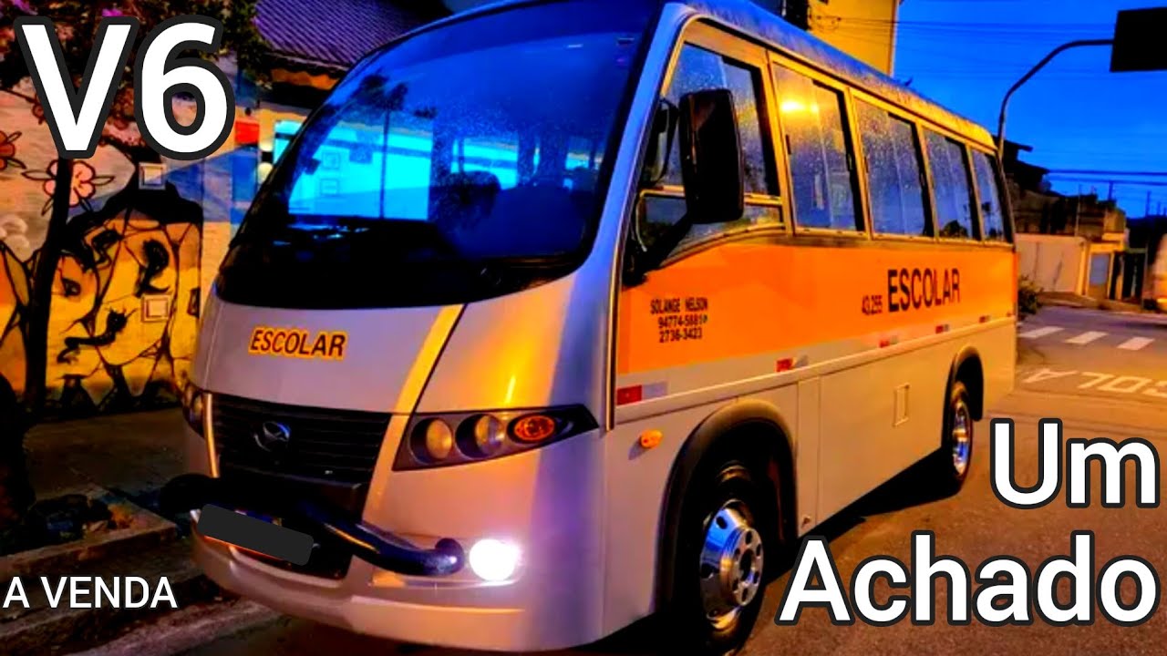 VALE A PENA VER ESTE MICRO-ÔNIBUS VOLARE V6 ANO 2006 COM APENAS 128 MIL ...