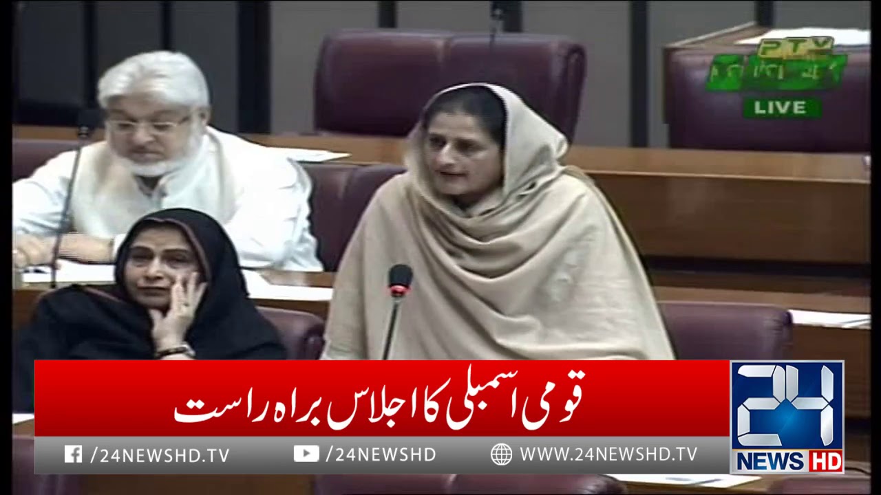 Mehreen Razzaq Bhutto Criticizes Imran Khan in National Assembly | 24 ...