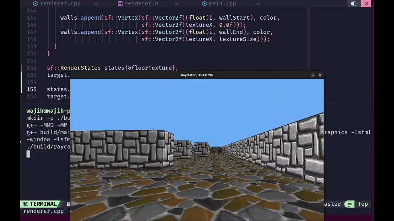 Raycasting in C++ #21 | Textured Floor! - YouTube