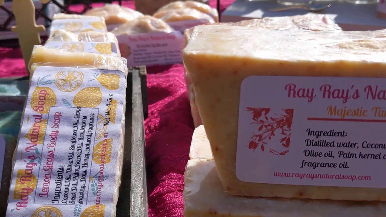 Ray Ray's all natural soaps and body scrubs - YouTube