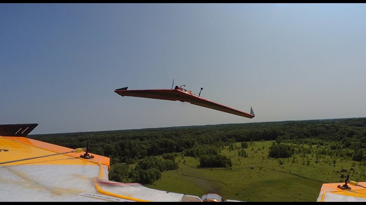 FPV Wing Chase And A Little Proximity. (rear view camera) - YouTube